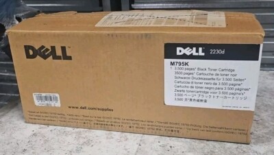 M795K Dell 2230d High Yield Black Toner Cartridge - 8 Available NIB! | eBay