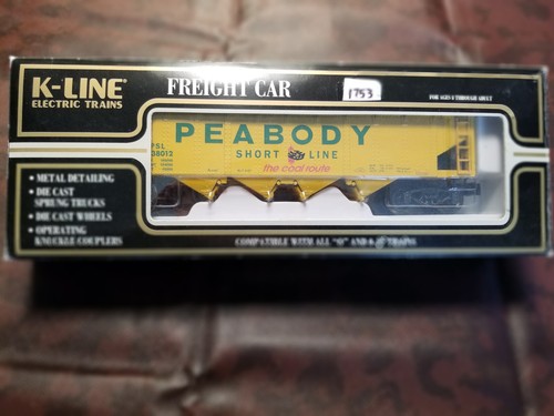 K-LINE (K623-8012) DIE CAST PEABODY COAL HOPPER CAR! | eBay