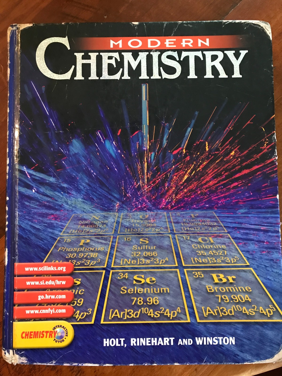 Modern Chemistry by Rinehart and Winston Staff Holt (2002, Hardcover ...