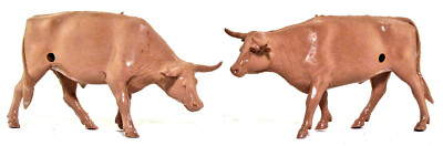 Marx Two Recast Oxen - 54mm unpainted plastic accessorie | eBay