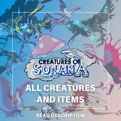 All Creatures and Mushrooms | Roblox | Creature Of Sonaria | COS ...