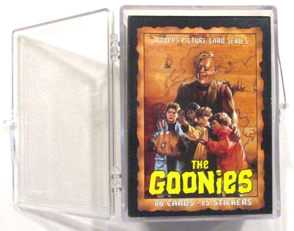 The Goonies Topps Cards Complete Set of 86 Cards 1985 in Hard Case No ...