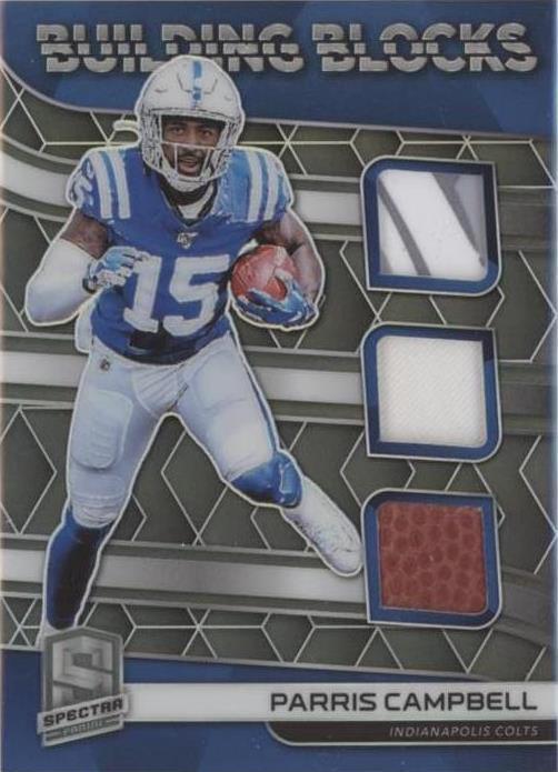 2019 Panini Spectra - Building Blocks Parris Campbell #BB21 /99 (MEM ...