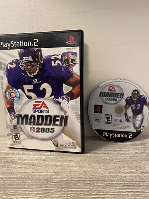 Madden NFL 2005 - Playstation 2 PS2 Complete & Tested Football Game W ...