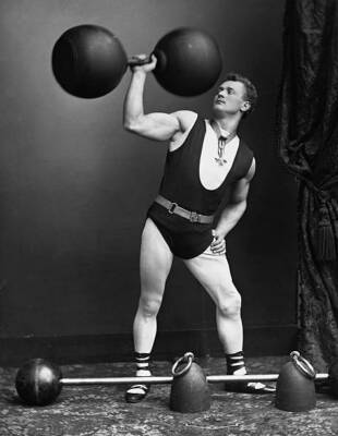 Famous Bodybuilder & Strongman Eugene Sandow C1900 1 Old Photo | eBay ...