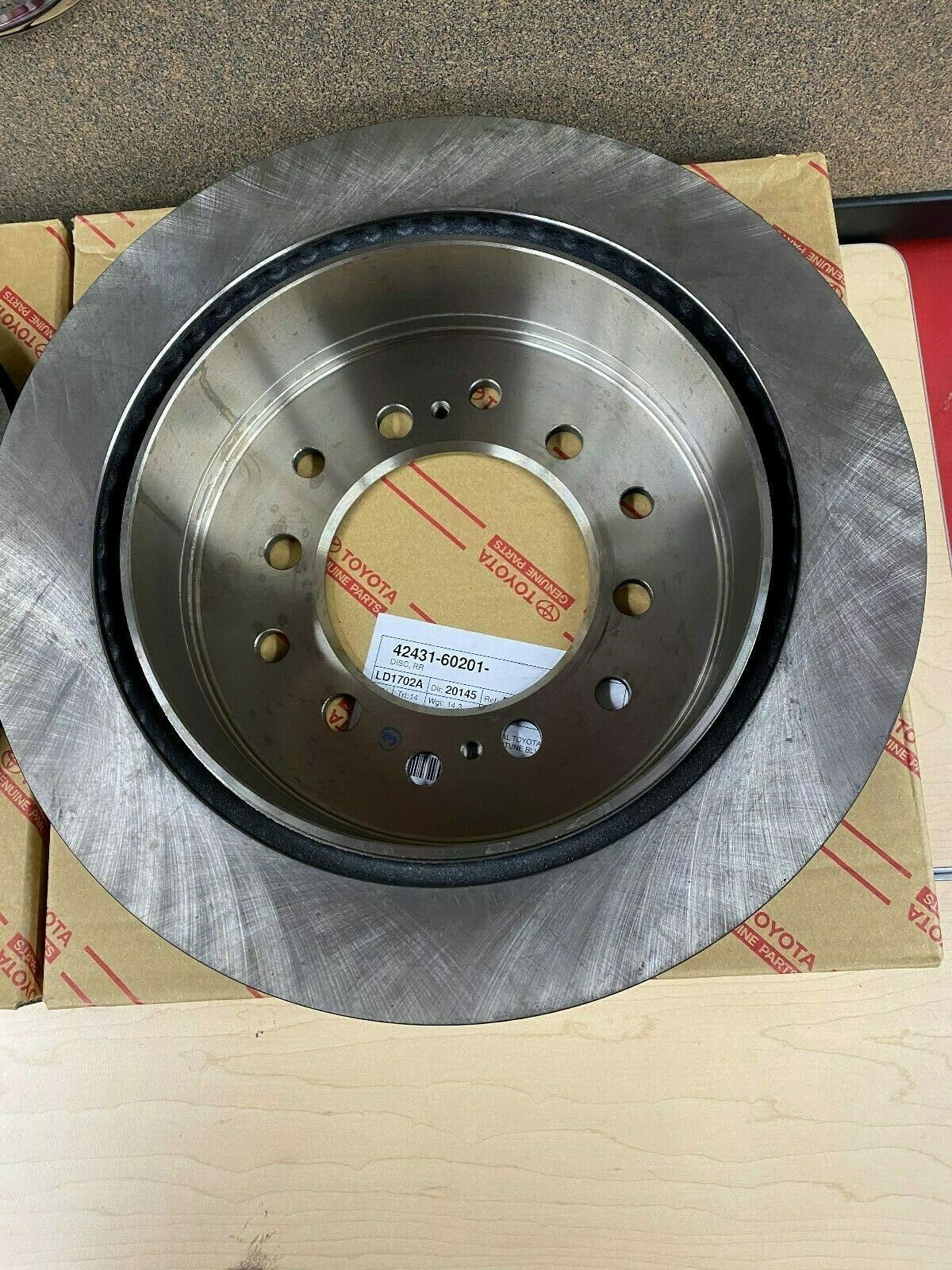 2003-2009 TOYOTA 4RUNNER NEW REAR DISC BRAKE ROTORS qty2 4243160201 ...