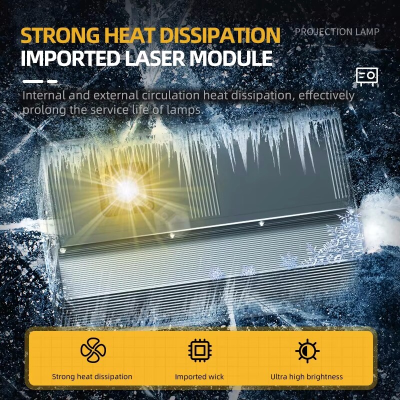 10W-30W Dynamic Firefly Laser Projection Light IP67 Mulit-color GOBO ...