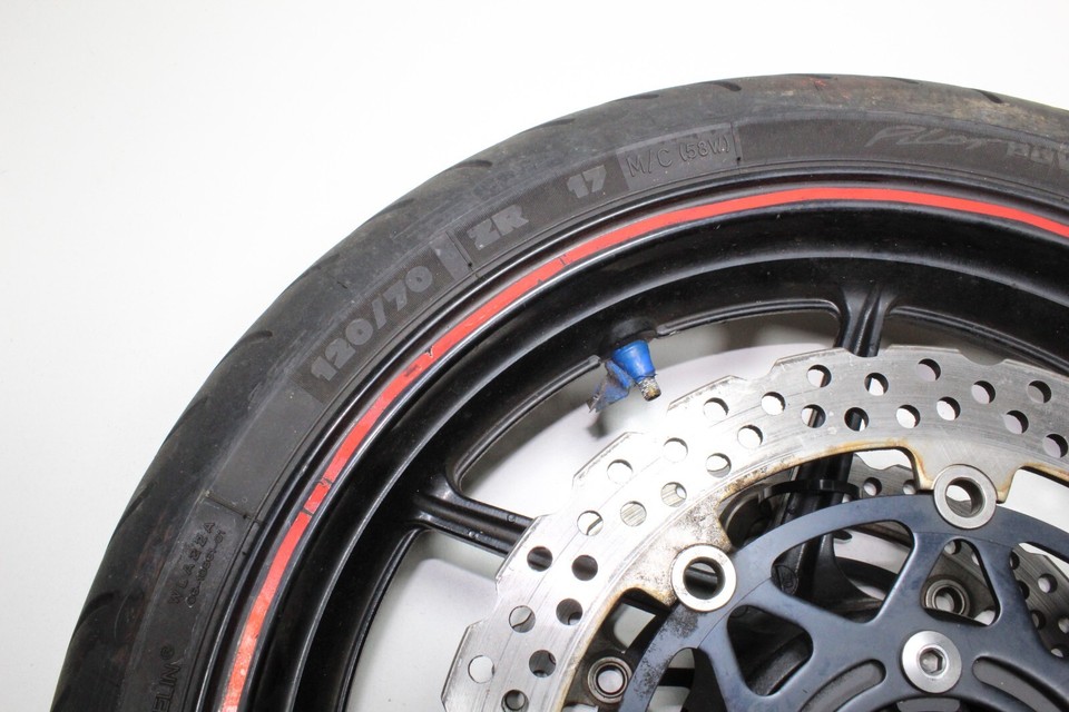 2007-2012 07 08 09 10 11 12 NINJA ZX6 ZX6R FRONT WHEEL RIM OEM #9866 H6 ...