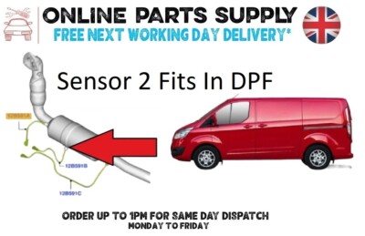 Exhaust Gas Temp Sensor For Ford Transit 2.2TDCi MK8 Fits In DPF Sensor ...