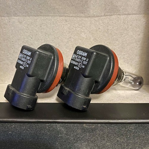 2 - OSRAM H11 64211 L+ DOT Halogen Headlight Lamp Bulb 12v 55w Used ...