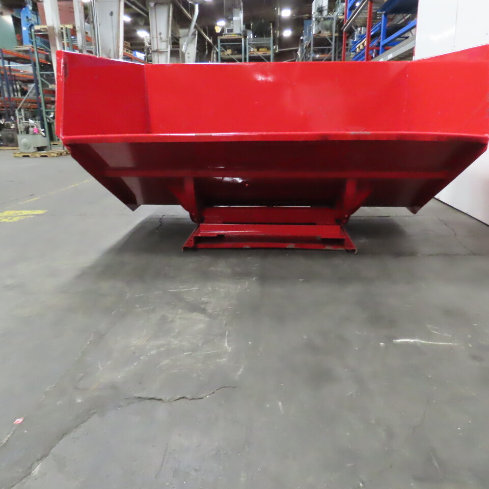5 CU Yard Heavy Duty Self Dumping Trash Scrap Chip Hopper | eBay