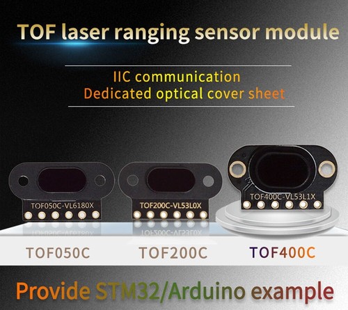 50CM/2M/4M Time of Flight (ToF) Laser Ranging Sensor Module IIC For ...