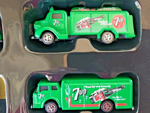 HO Scale 7up Die Cast Metal Bottle Truck Evolution 5 Pack.by Golden ...