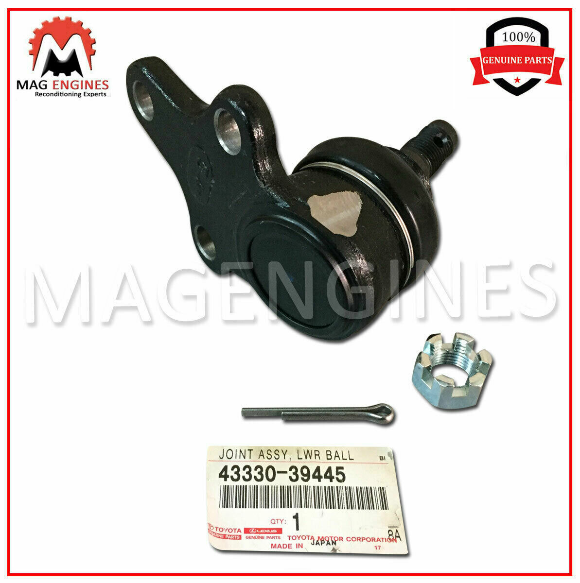 43330-39445 GENUINE OEM FRONT JOINT ASSY, LOWER BALL, FRONT, RH/LH ...