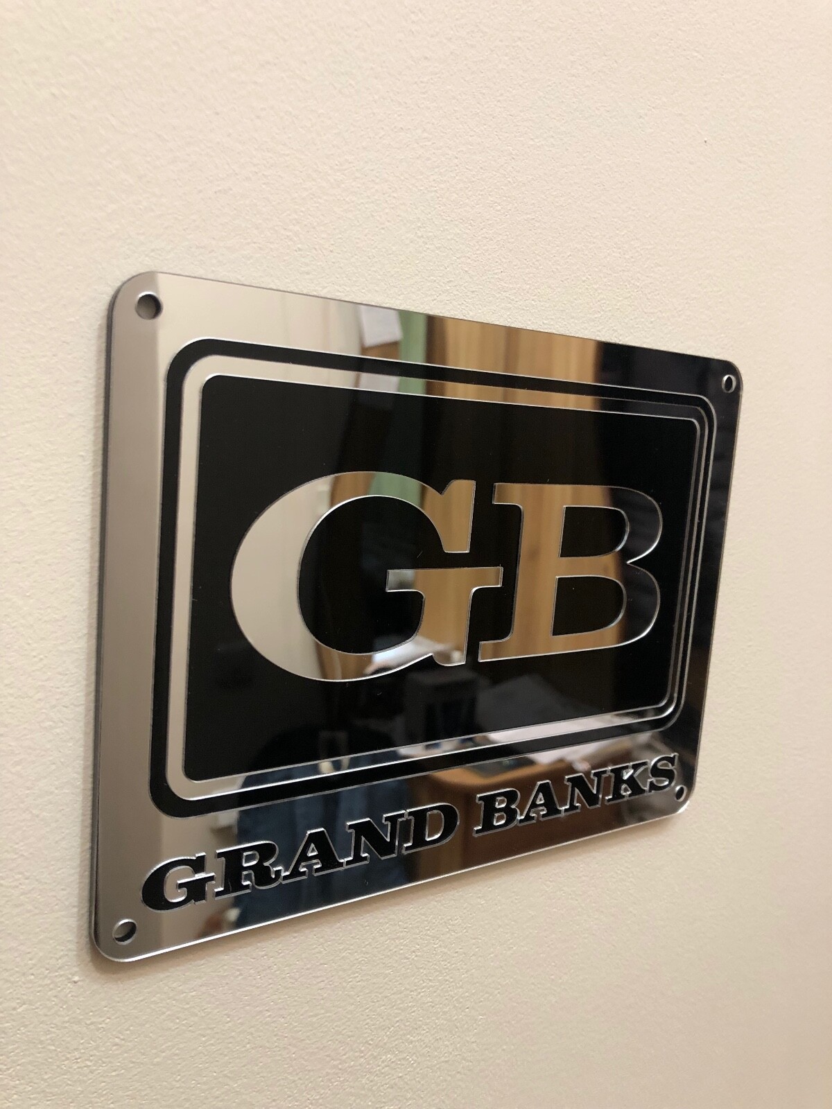 Grand Banks placche logo 2 pz | eBay