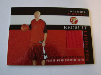 2003-04 Topps Pristine Travis Hansen Jersey Card NBA Draft Recruit (B24 ...