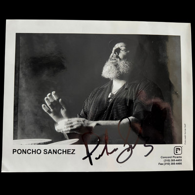 8x10 Promo Photo of Pancho Sanchez - Signed/Autographed by Pancho! | eBay