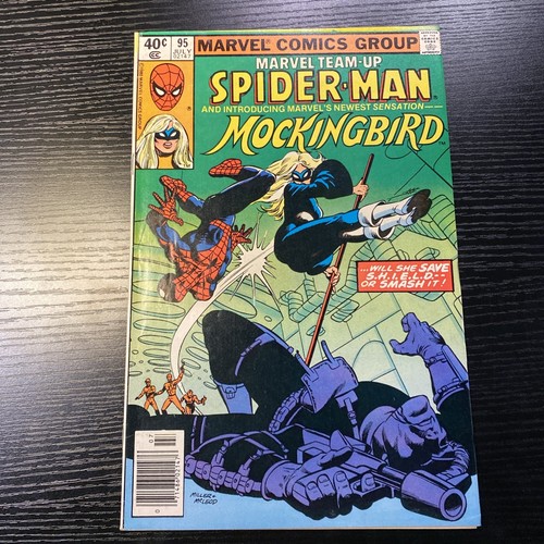 Marvel Team-Up #95 Spider-Man Mockingbird 1st App Miller Cover UPC ...