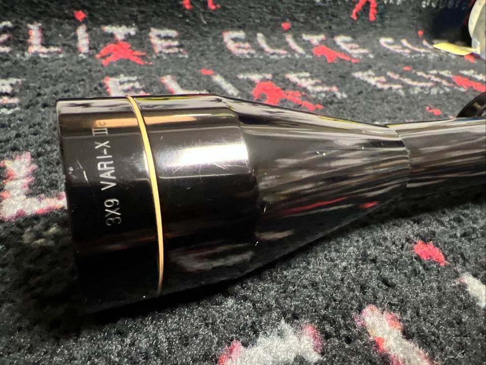 Leupold 3x9 VARI-X IIc Variable Rifle Gloss Black Gold Ring | eBay