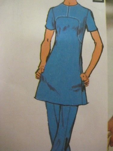 Vintage Simplicity 9761 DRESS w/ SHAPED FRONT BODICE Sewing Pattern ...