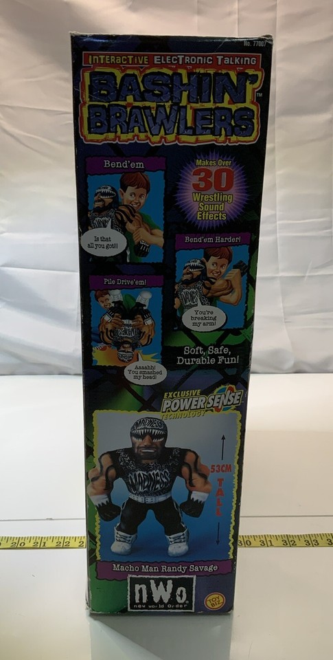 Bashin' Brawlers N.W.O. Macho Man Randy Savage Electronic Talking Plush ...