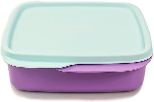 LOT 2 BOITES LUNCH BOX TUPPERWARE 550 ML CARRES 3 COMPARTIMENTS ...