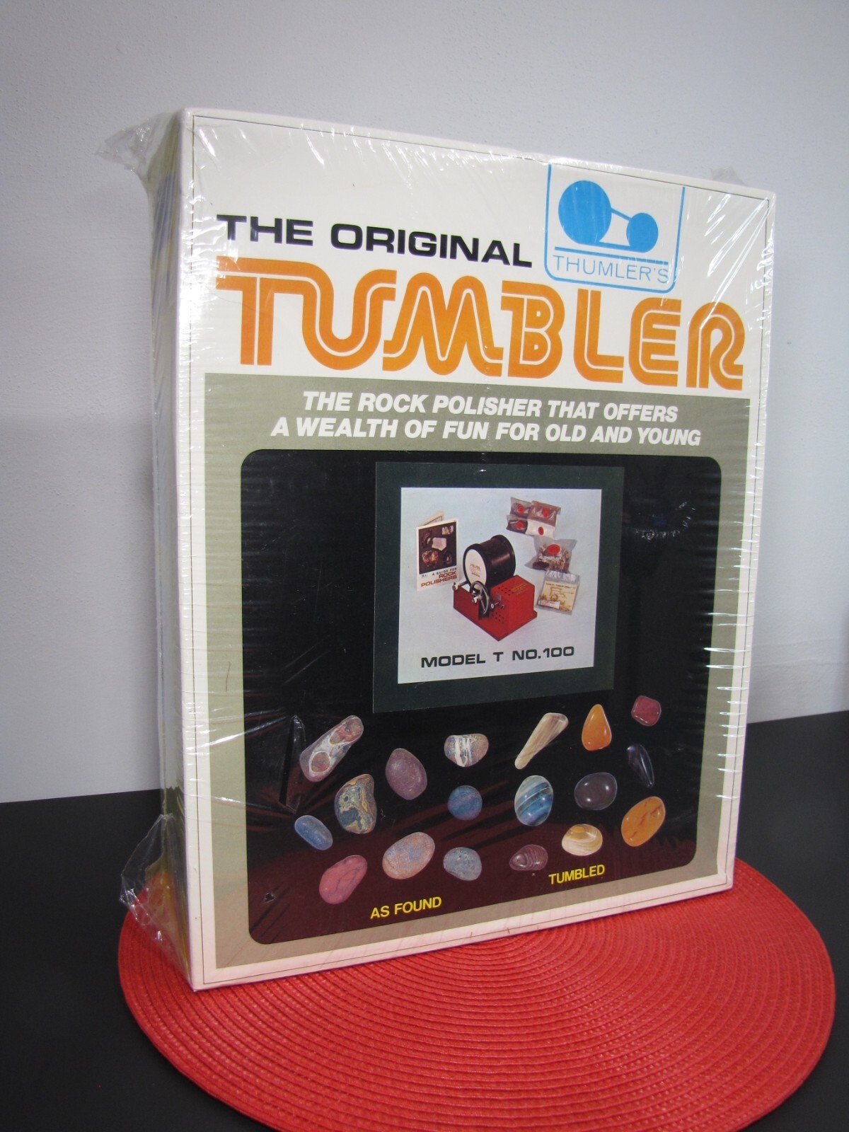 WOW ORIGINAL THUMLER'S TUMBLER ROCK POLISHER MODEL T NO 100 - NEW NEVER ...