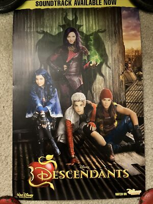 DESCENDANTS Disney KEY ART Soundtrack PROMO POSTER RARE 11”x17” | eBay