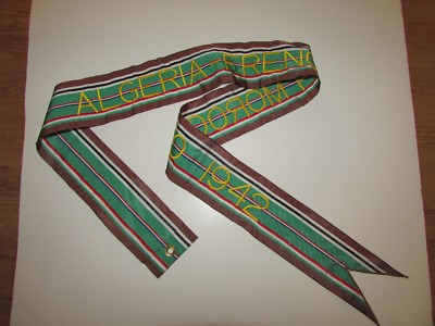 St608 US Army Streamer WW2 ETO Algeria French Morocco 1942 IR41 | eBay