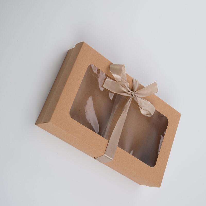 Window Gift Boxes with Window Cardboard Birthday Box Wedding Wrapping ...