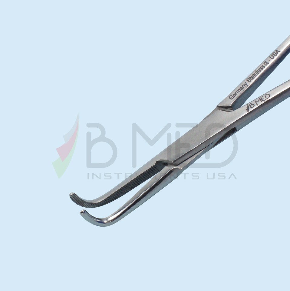 Meeker Artery Forceps Right Angle 7" Full Curved Serrated Jaws ...