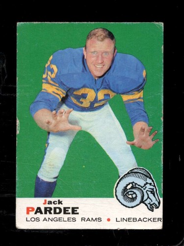 1969 TOPPS #12 JACK PARDEE GOOD+ LA RAMS *X83616 | eBay