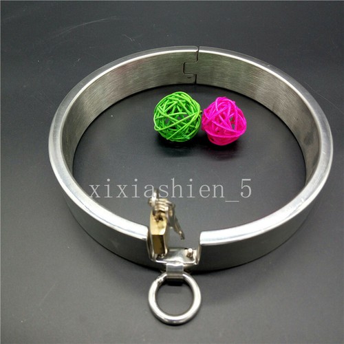 3cm High Stainless Steel Posture Neck Restraint Dog Collar Cuffs ...