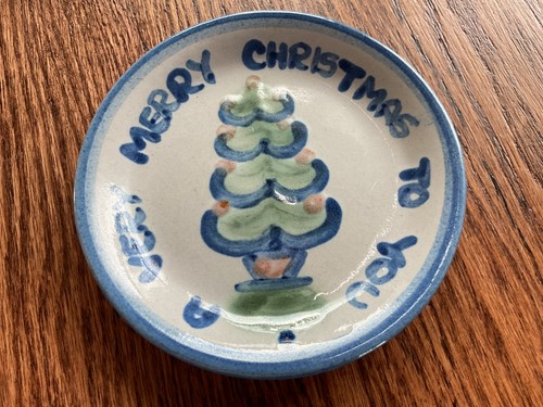 Mary A Hadley Pottery A Very Merry Christmas to You Trinket Dish ...