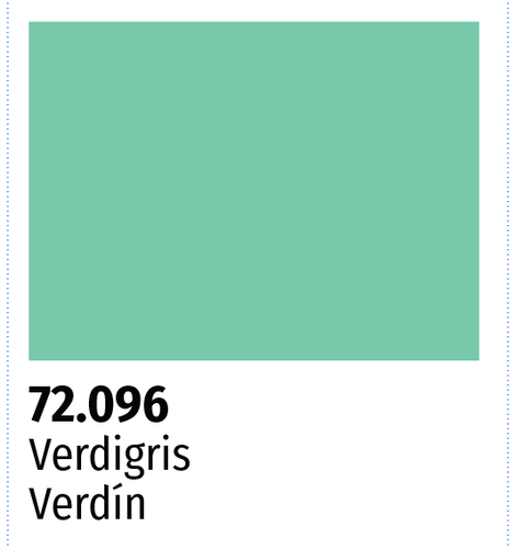 Vallejo Game Color 72.096 Verdigris 18ml | eBay