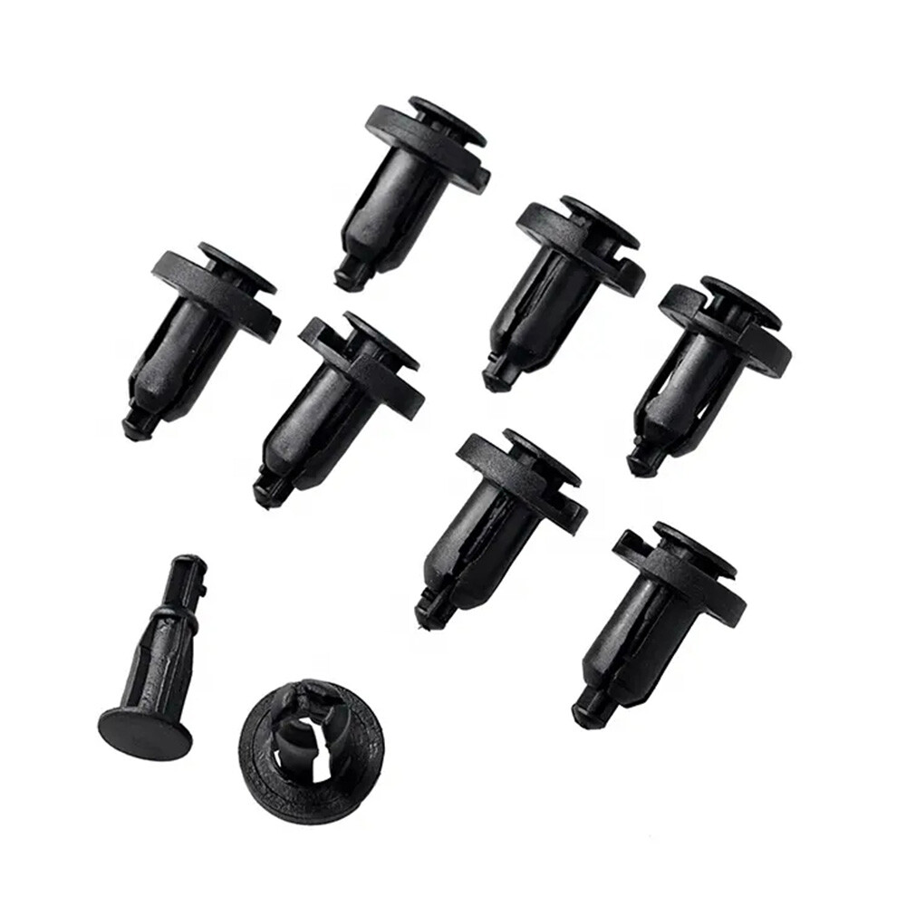 PLASTIC CAR PUSH PIN RIVET TRIM CLIPS PANEL FASTNERS INTERIOR ...