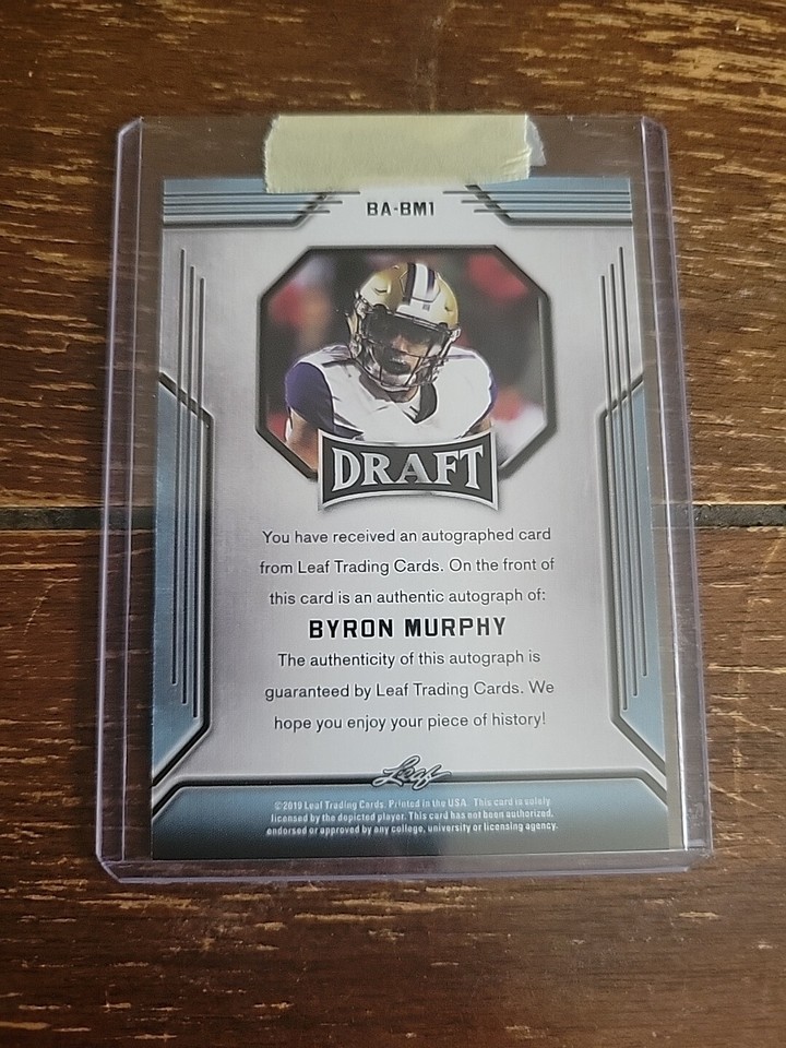 2019 Leaf Draft Bryon Murphy Autograph | eBay