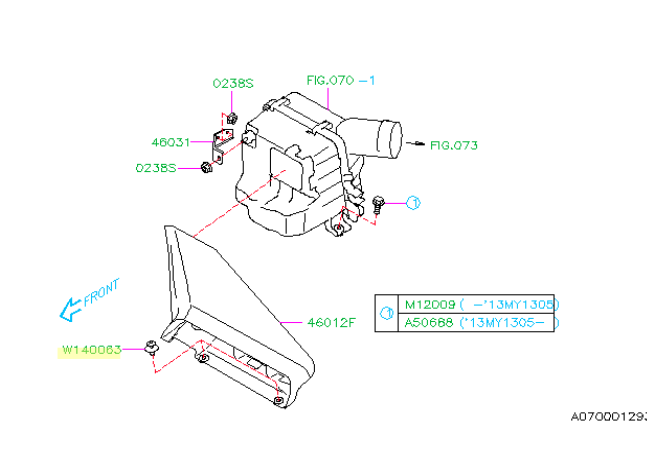 Subaru 909140063 Genuine OEM Air Inlet Duct Clip for sale online | eBay