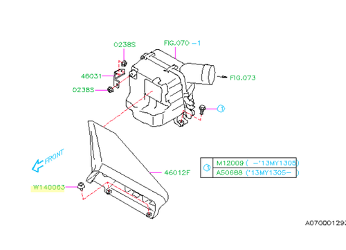 Subaru 909140063 Genuine OEM Air Inlet Duct Clip for sale online | eBay