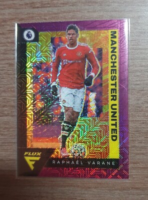 RAPHAEL VARANE 2021-22 CHRONICLES FLUX PURPLE MOJO PRIZM MANCHESTER ...