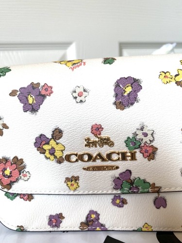 NWT Coach C9958 Mini Brynn Crossbody With Spaced Floral Field Print ...