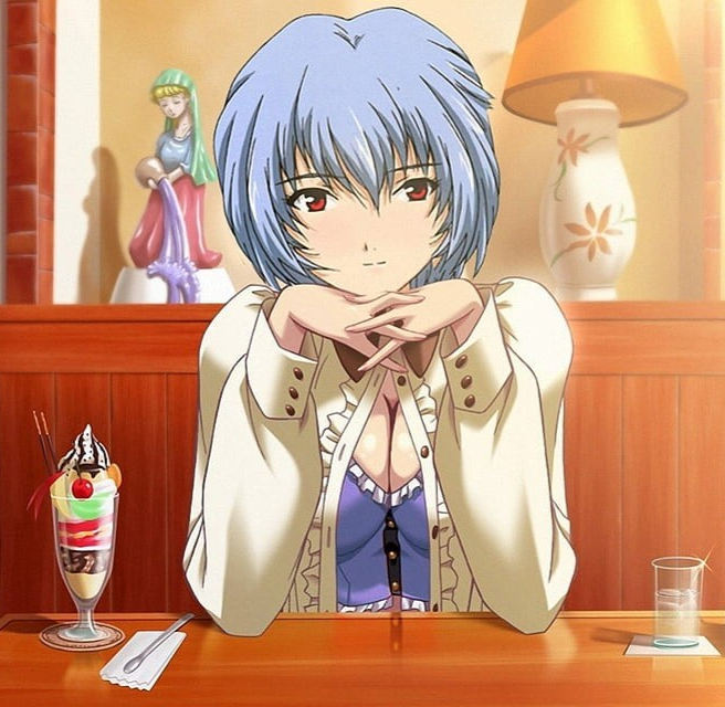 Rei Ayanami Casual Outfit Rebuild of Evangelion Anime Figure Model PVC ...