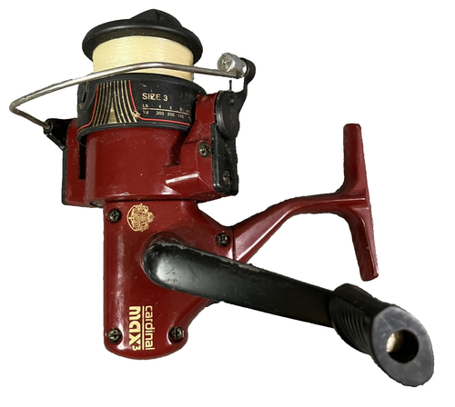 Vintage Abu Garcia Cardinal Max 3 Red Spinning Reel Quiet and Smooth | eBay