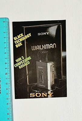 Sticker Postcard Sony Walkman Vintage 80s Original | eBay UK