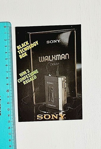 Adhesive Card sony Walkman Sticker Autocollant Vintage 80s Original | eBay