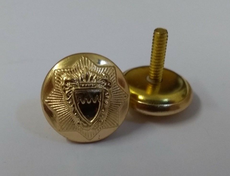 Bahrain National Insignia Obsolete Medium Dress Uniform Screw Back ...