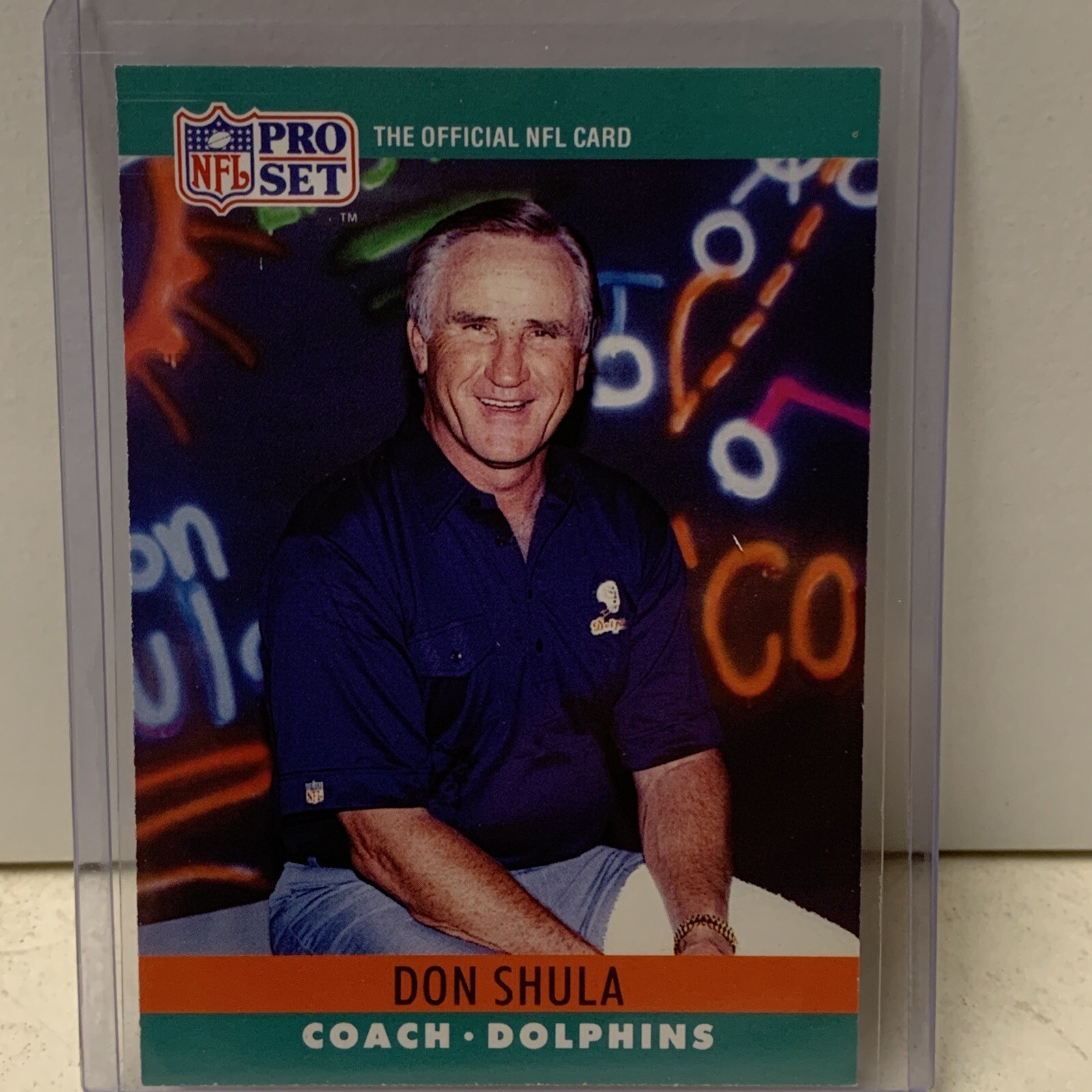 1990 NFL Pro Set DON SHULA Football Card #185 Miami Dolphins Coach | eBay