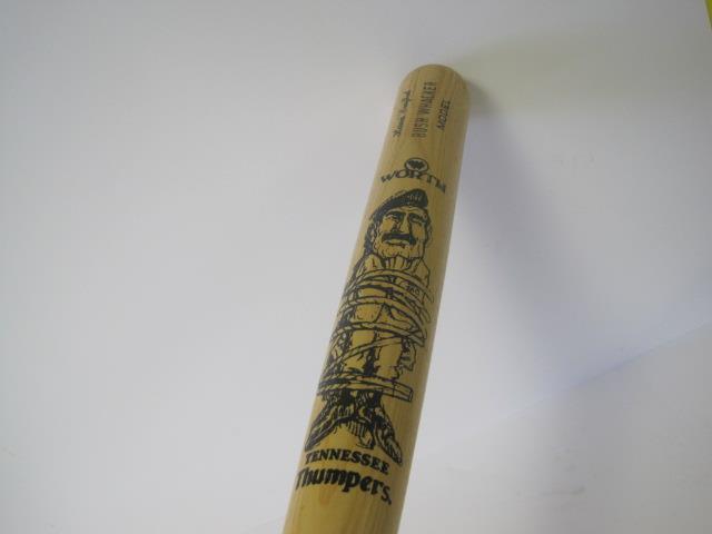 TENNESSEE THUMPERS BASEBALL BAT WOOD WORTH BUSH WHACKER GULF WAR SADDAM ...