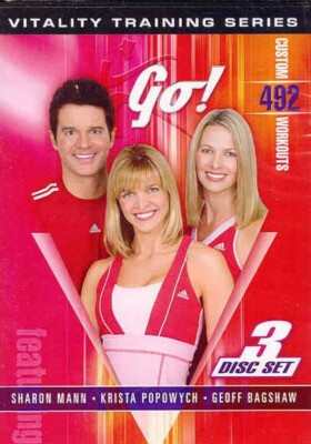 Vitality Training Series Go 3 DVD Disc Set Sharon Mann Workout DVD ...
