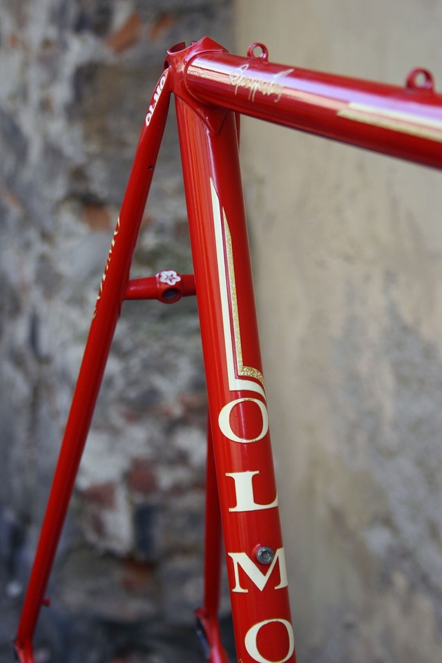 NOS olmo competition 1986 steel frame new old stock made italy columbus ...